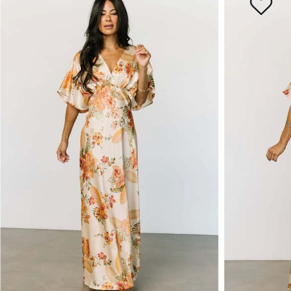 Baltic Born | Dresses | Baltic Born Satin Maxi Dress | Poshmark